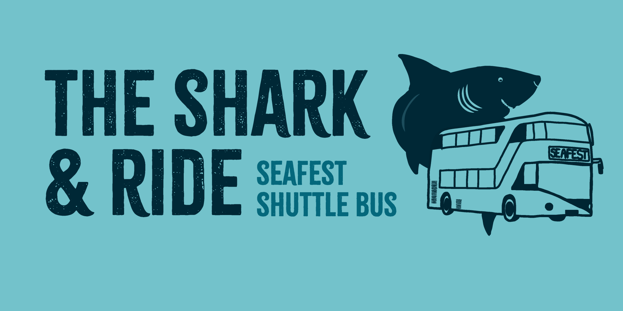 The Shark and Ride Seafest Shuttle Bus - Plymouth Bus