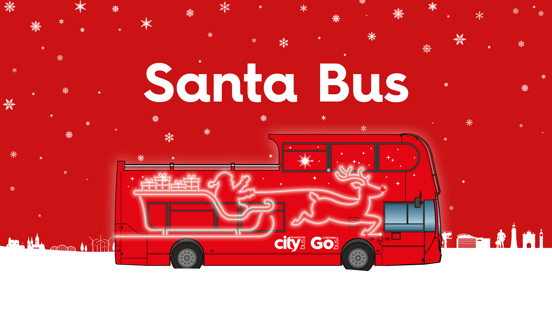 Santa Bus 2024 - Plymouth Bus