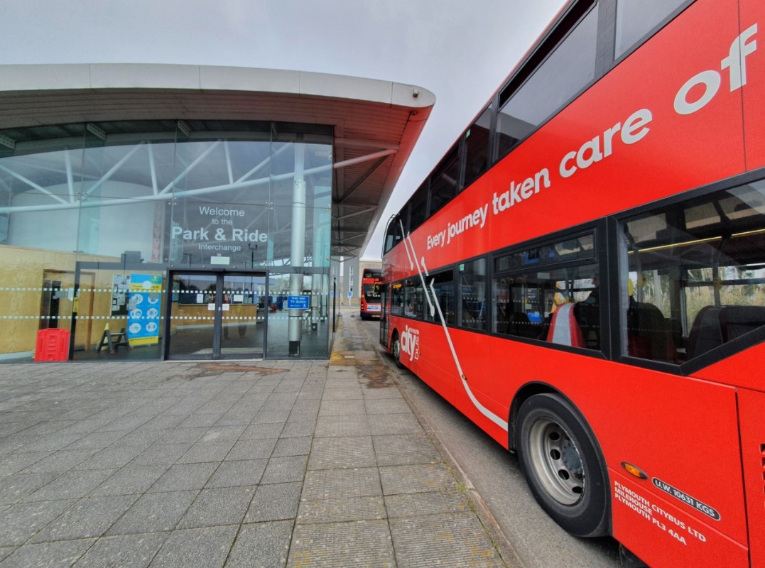 George Park and Ride reopens - Plymouth Bus